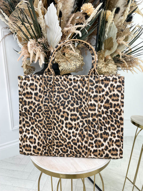 Tyla Leopard Tote Bag – Tiger Lily Boutique